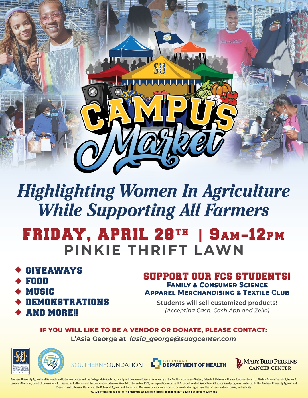 Location change for the SU Ag Center's 3rd Campus Market on April 28 ...