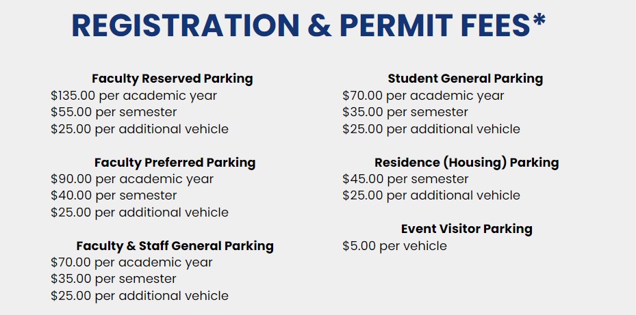 Parking & Traffic Division | Southern University at New Orleans