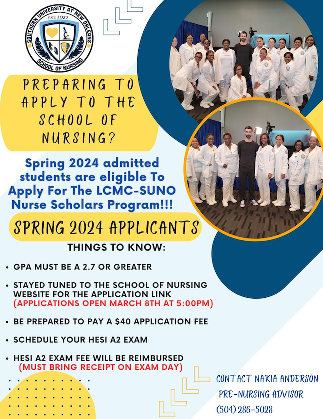 Announcements | Southern University at New Orleans